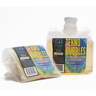 Atomic Bubbles Tekno Bubbles 64 oz. Smart Pouch Refill, Gold