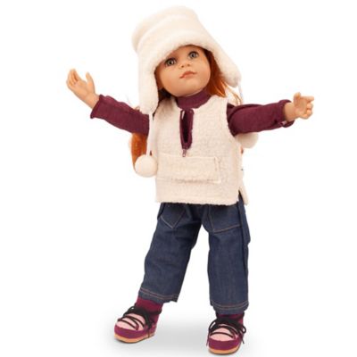 Gotz Hannah and her Dog - 19 in. Multi-Jointed Standing Doll Playset at ...