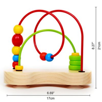 Hape Double Bubble Wooden Bead Maze - Kids Bead Loop Toy at Tractor ...