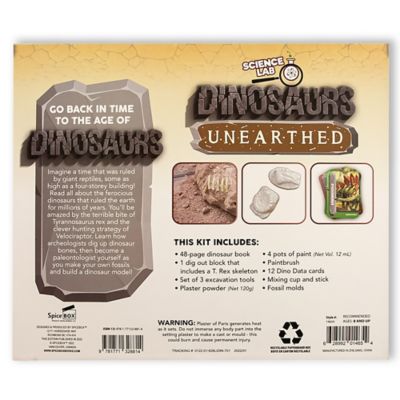 Science Lab Dinosaurs Unearthed Kit - Dive into the Prehistoric World ...