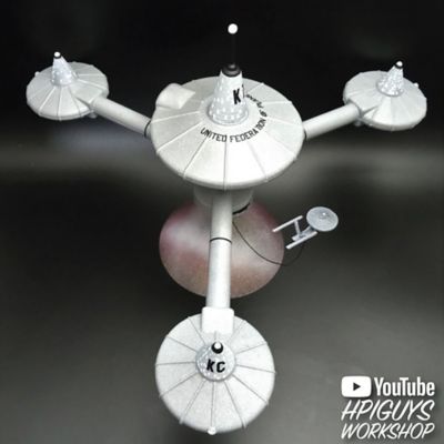 AMT Star Trek K-7 Space Station - 1:7600 Scale Model Kit -29 Parts at ...