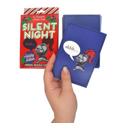 Holly Jolly Silent Night Rebus Puzzle Cards - A Holiday Themed Deck Of ...