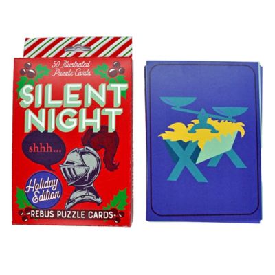 Holly Jolly Silent Night Rebus Puzzle Cards - A Holiday Themed Deck Of ...