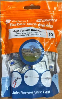 Gripple 15.5-14 Gauge Barbed Wire Joiner, 10-Pack at Tractor Supply Co.