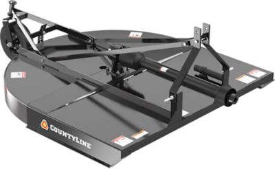 CountyLine Round Back Rotary Cutter 5 ft. Series 2 (Black) at Tractor ...