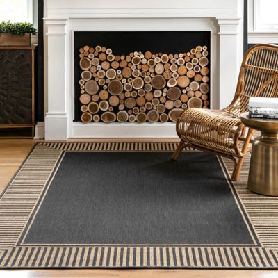 nuLOOM Asha Simple Border Indoor/Outdoor Area Rug at Tractor Supply Co.