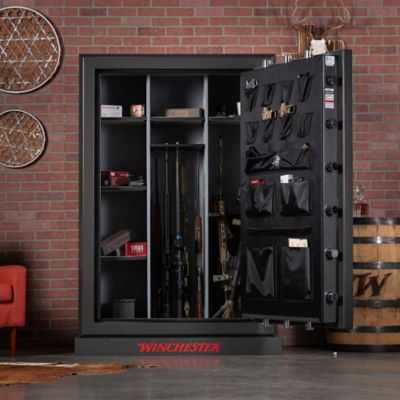Winchester Safes 65 Long Guns + 8 Pistol Pockets, 2.5 Hour Fire ...