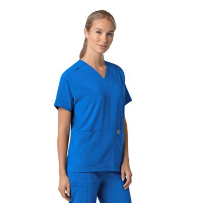 Carhartt Force Cross-Flex Oversized V-Neck Scrub Top at Tractor Supply Co.