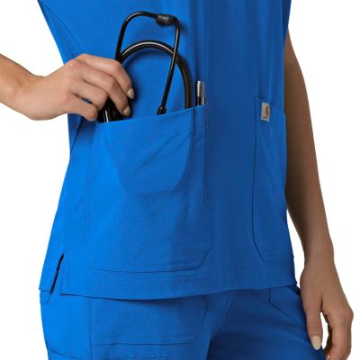 Carhartt Force Cross-Flex Oversized V-Neck Scrub Top at Tractor Supply Co.