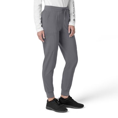 Carhartt Women's Force Cross-Flex Cargo Jogger Scrub Pant, L Petite ...