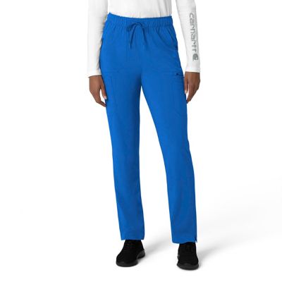 Carhartt Women's Force Cross-Flex Straight Leg Cargo Scrub Pant, 2X ...