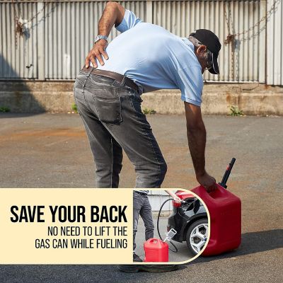 Deway Battery Powered Automatic Fuel Transfer Pump with Rubber Hose and ...