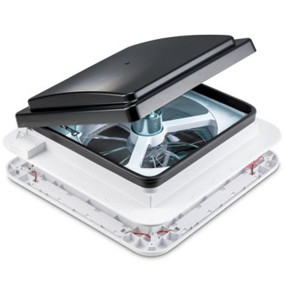 Hike Crew 11 in. RV Roof Vent Fan, 12V Manual with 3-Speeds & LED Light ...