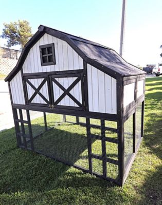 Rugged Ranch Omaha Chicken Coop, Black/White at Tractor Supply Co.