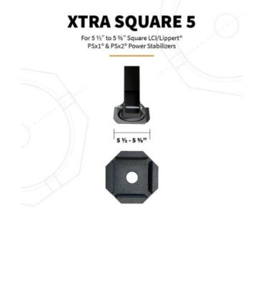 SnapPad Rubber Jack Pads for 5 in. Square Jack Foot, 4 pc. at Tractor ...