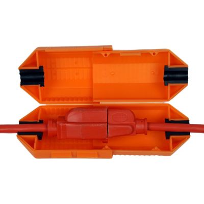 CordSafe Extension Cord Plug Protector Safety Cover, Orange 4 Pc. at ...