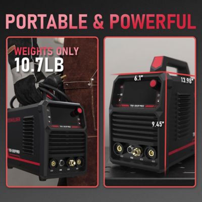 YesWelder 110V/220V Dual Voltage 200A Stick/DC TIG/Pulse TIG 3-in-1 ...