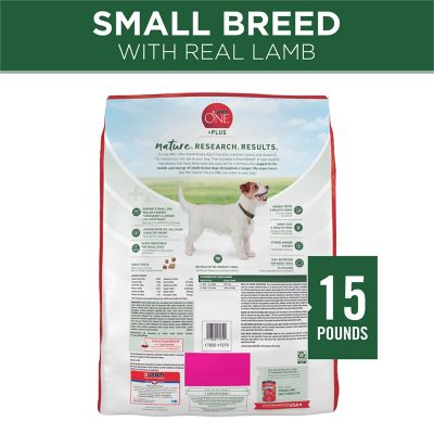 Purina ONE Plus Small Breed All Life Stages Lamb and Rice Formula Dry ...