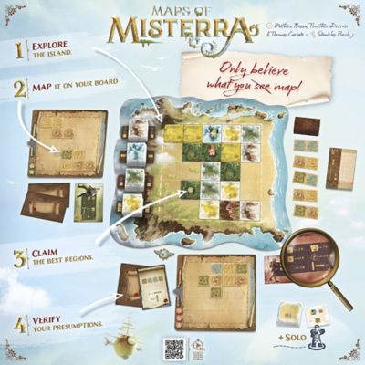 Sit Down Games Maps of Misterra - Strategy & Tile Placement Game, Ages ...