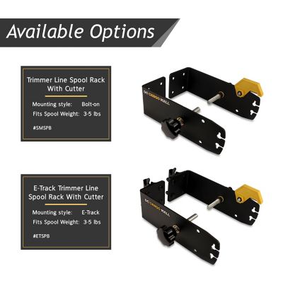 DC Cargo Set of E-Track Trimmer Line Spool Holder with Cutter at ...