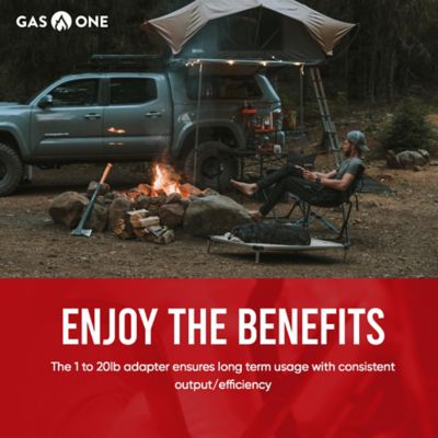 Gas One 4 ft. Propane 1 lb. to 20 lb. Adapter Converter Hose at Tractor ...