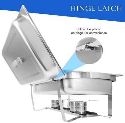 Alpha Living Stainless Steel Chafing Dish Buffet Set, 2 Pack at Tractor ...
