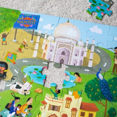 Kulture Khazana Namaste India 51 pc. Floor Puzzle at Tractor Supply Co.