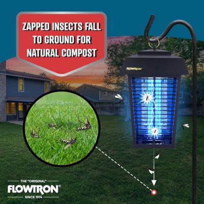 Flowtron Bug Zapper, Mosquito Zapper with 1 Acre of Coverage, 40W Bulb ...
