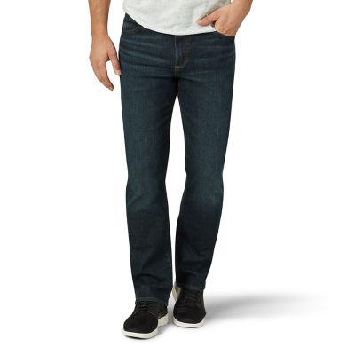 Lee Men's Extreme Motion Regular Fit Straight Leg Jean, 36x34,Night Owl ...