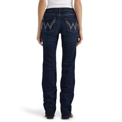 Wrangler Women's Stretch Fit Mid-Rise Ultimate Riding Jeans, Q-Baby