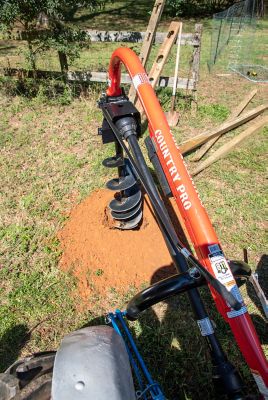 Country Pro 18-100 HP 3-Point Post Hole Digger, Accommodates CAT 1 and ...