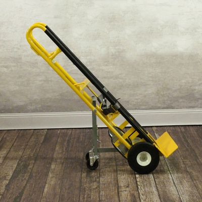 Snap-Loc 500 lb. 4-Wheel Appliance E-Track Hand Truck Cart with Cinch ...