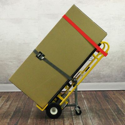Snap-Loc 500 lb. 4-Wheel Appliance E-Track Hand Truck Cart with Cinch ...