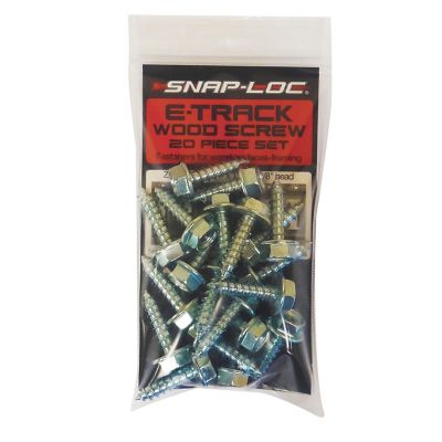 Snap-Loc E-Track Wood Screw 20 pc. Set 1/4 x 1 in. at Tractor Supply Co.