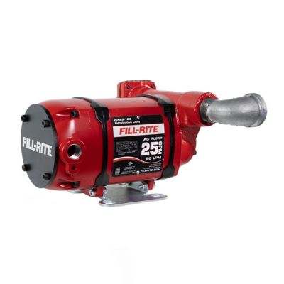 Fill-Rite 12V/24V Continuous-Duty BSPP Threaded Foot-Mounted Fuel ...