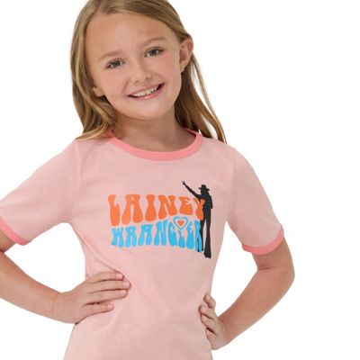 Wrangler x Lainey Wilson Girl's Ringer T-Shirt, XL,Blossom at Tractor ...