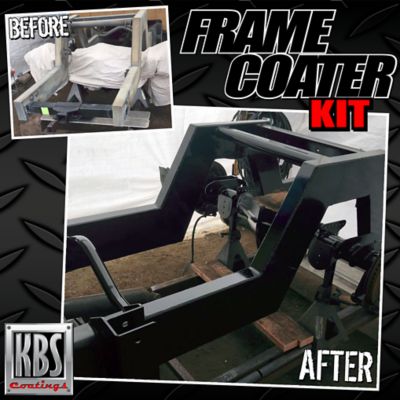 KBS Coatings Frame Coater Kit Satin Black - Complete Rust Prevention ...