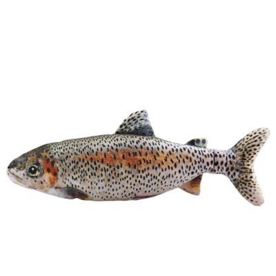 MuttNation Fueled by Miranda Lambert Realistic Trout Plush Dog Toy at ...