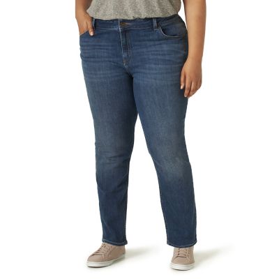 Lee Women's Legendary Regular Straight Plus Jean, 18 Medium,Seattle at ...