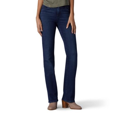 Lee Women's Ultra Lux Flex Motion Bootcut Jeans, 14 Medium,Renegade at ...