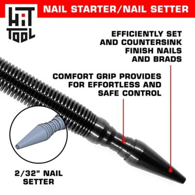 HIT Tool Spring Loaded #2 Nail Starter & 2/32 in. Nail Set at Tractor ...