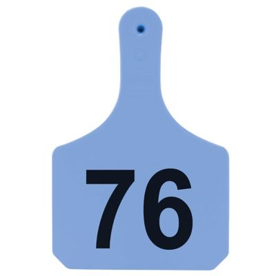 Y-TEX Numbered Cattle Y-Tags, 1 pc., 076-100, Yellow, 25-Pack at ...