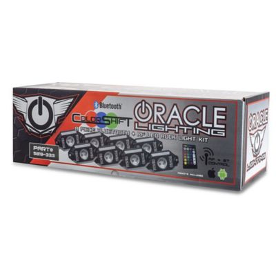 ORACLE Lighting Bluetooth + RF Underbody Wheel Well Rock Light Kit - 8 ...