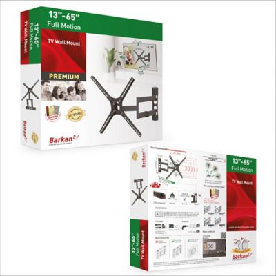 Barkan Mounts 13 - 65 in. Full Motion TV Wall Mount, Black at Tractor ...