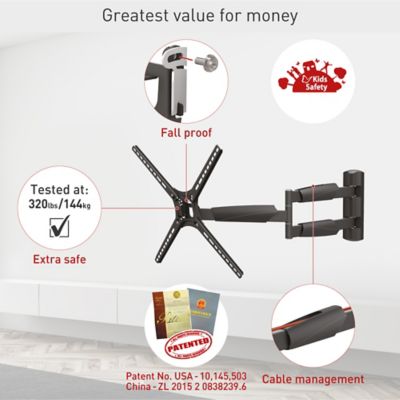 Barkan Mounts 13 - 65 in. Xlong TV Wall Mountfull Motion at Tractor ...