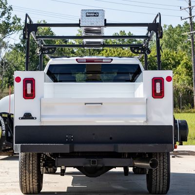 Buyers Products 1,000 lb. Capacity Black Service Body Ladder Rack, 15-1 ...
