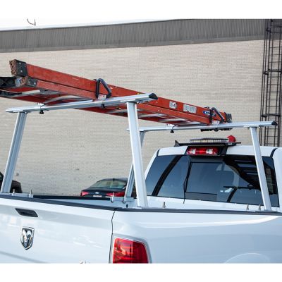 Buyers Products Aluminum Truck Ladder Rack with Adjustable Height and ...
