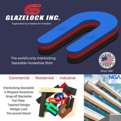 Glazelock Tapered Wedge Shims, 24 x 12 pk., Retail Shrink Wrapped 1.5 ...