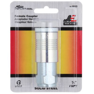 Milton Industrial G-Style Coupler, 1/2 in. FNPT, Steel at Tractor ...