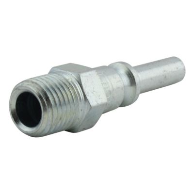 Milton Air Plug Fitting Steel L-Style 1/4 in. MNPT for Quick and ...
